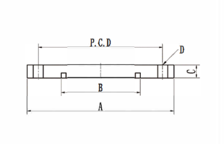 ISO Blank Flange Bolted | BOWAH VACUUM