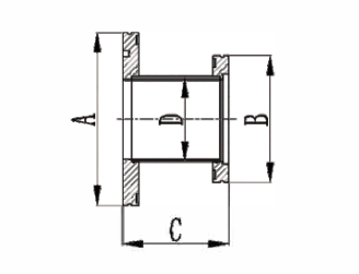 ISO-ISO Reducing Conical Adapter | BOWAH VACUUM