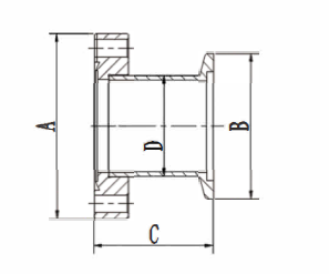 CF to KF stainless steel adapter vacuum fittings- BOWAH VACUUM